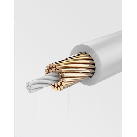 Câble réseau Ethernet plat RJ45 Cat 6 UTP 1000 Mbps 5 m