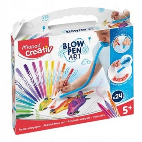 Marqueurs Maped Blowpen Creative Art 24 couleurs 84712