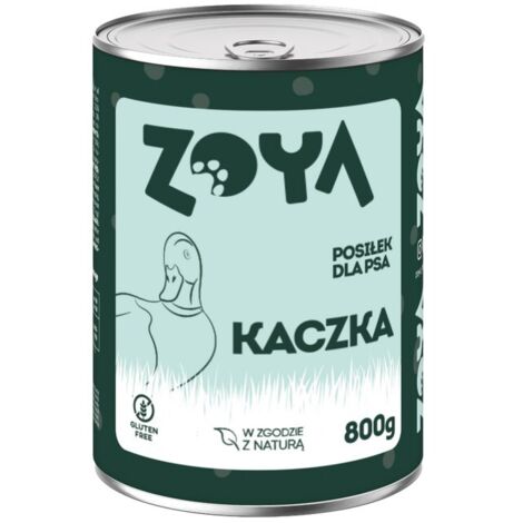 Aliment humide pour chiens ZOYA Canard boîtes chien difficile 12x800g ...