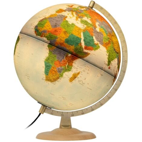 Globe illuminé Gold Explorer National Geographic