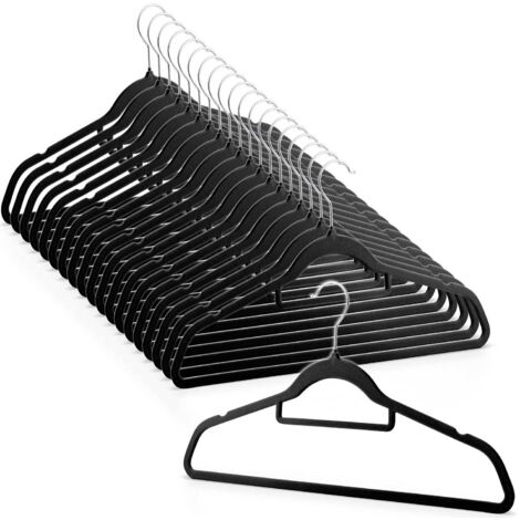 Cintres en velours, lot de 20, MS-859 Massido