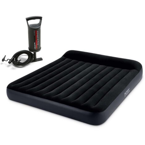 Matelas gonflable 203x183x25 cm avec pompe à piston INTEX 64144