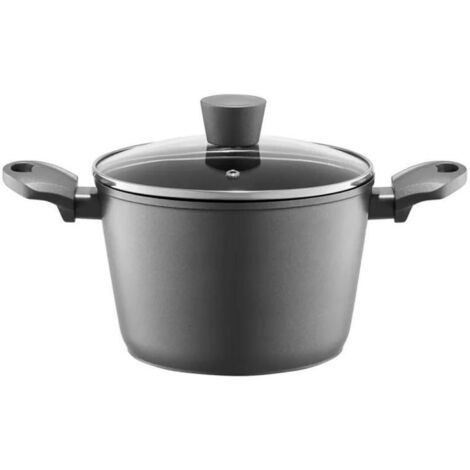 Marmite AMBITION VERSO avec couvercle, haute, Qualum Ceramic, 24 cm / 6,6 l