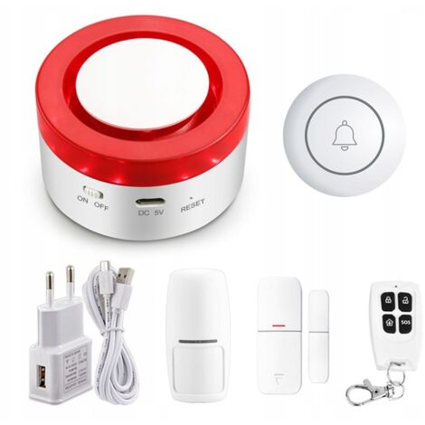 Kit mini alarme Wi-Fi Tuya