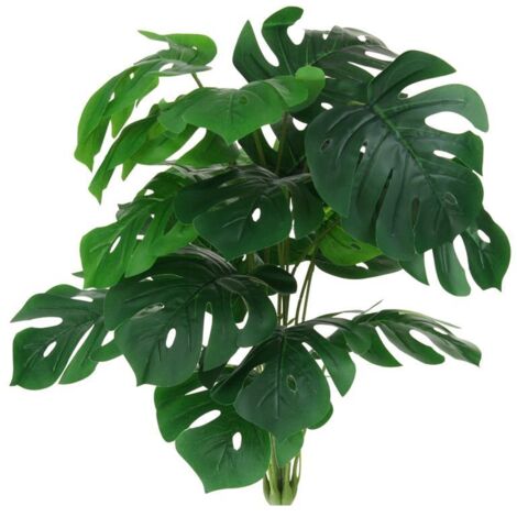 Plante artificielle Monstera en pot pour décoration d'intérieur 60 cm