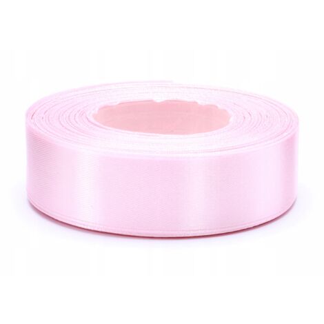 Ruban décoratif en satin ROSE 25 mm