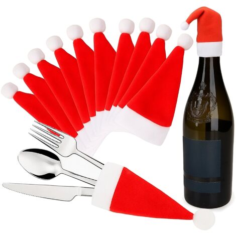 Ensemble de 10 étuis à bouteilles et couvre-couverts décoratifs en ...