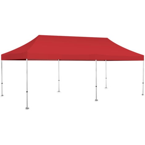Toit rouge pour structure de tente 3x6