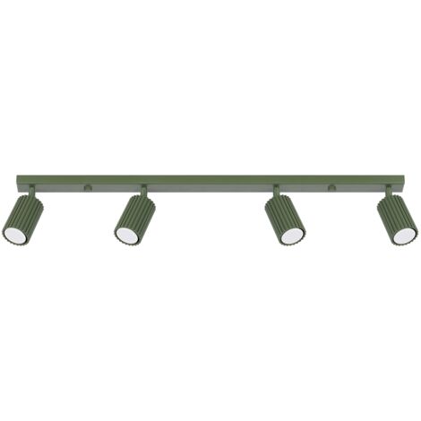 AMBER 4 GU10 SPOTLIGHT OLIVE GREEN ALU LUMILO 16.225.22