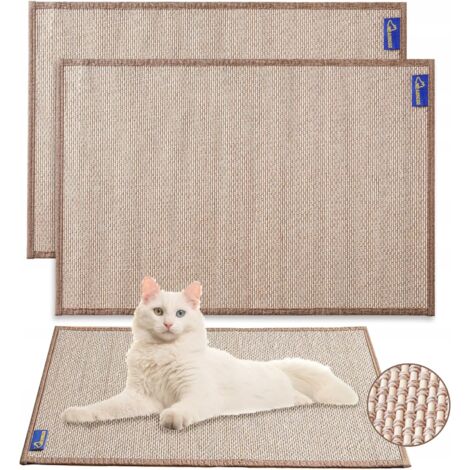 2x TAPIS GRIFFE POUR CHAT 60x20 POUR CANAPÉ, MEUBLE, PORTE, SOL, MUR