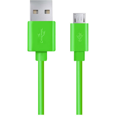 Câble micro USB 2.0 EB143G A-B mâle/mâle 1 m vert