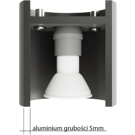 PLAFOND STELLA 1 G9 NOIR ALU LUMILO 03.267.56