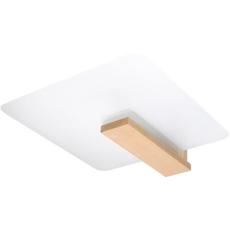 PLAFONDATEUR NELYO 2 E27 BOIS NATUREL LUMILO 10.219.95