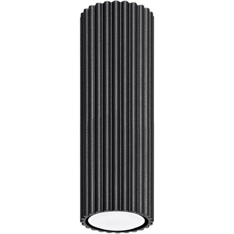 Spot encastré ambré 1 GU10 noir aluminium LUMILO 15.939.69
