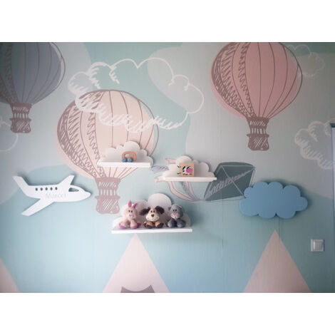 Étagères Cloud, 3 pièces, Oregon-Prestige