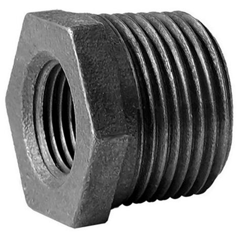 Raccord robuste à réduction noire N4 GZ 2" x GW 6/4" FIT 241C-2X6/4