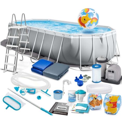 Piscine de jardin tubulaire 610 x 305 x 122 cm 21 pouces 1 INTEX 26798