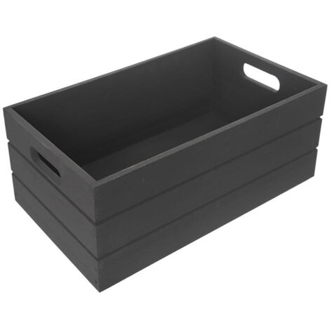 Elegant and practical black storage box for the home 88526832 88526832