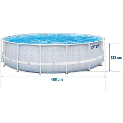 Piscine de jardin tubulaire 488 x 122 cm 18-en-1 Intex 26746