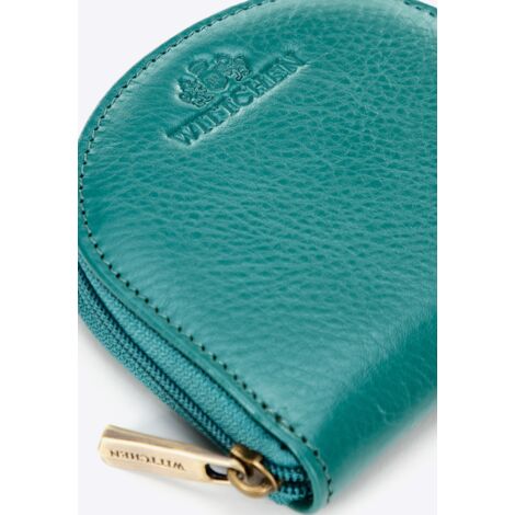 Porte-monnaie en cuir vert naturel Wittchen pour femme