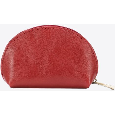 Porte-monnaie en cuir pour femme Wittchen, semi-circulaire, rouge, cuir ...