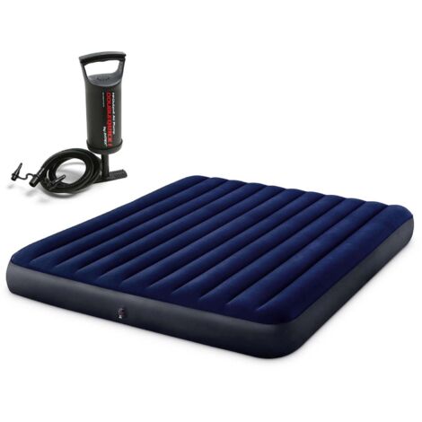 Matelas gonflable 203x183x25 cm avec pompe à piston INTEX 64755