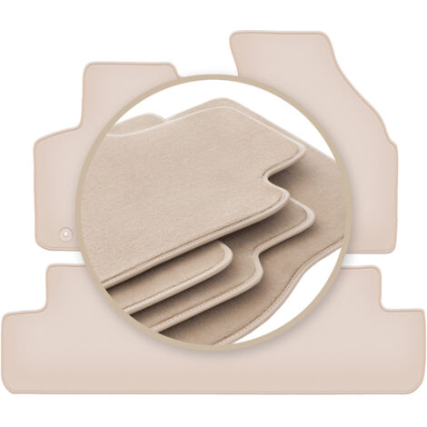 Tapis auto sur mesure beige moquette pour Chevrolet Rezzo 2000-2011 ...