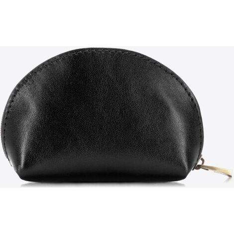 Porte-monnaie en cuir pour femme Wittchen, semi-circulaire, noir, cuir ...