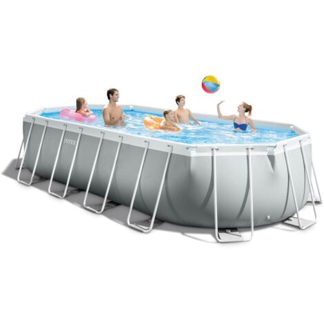 Piscine rectangulaire 610 x 305 x 122 cm 18 en 1 Intex 26798