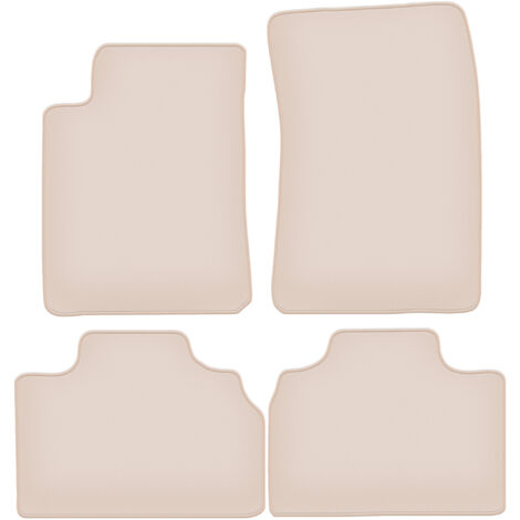 Tapis de sol beiges PREMIUM pour SUV SsangYong Kyron de 2005 à 2014 ...