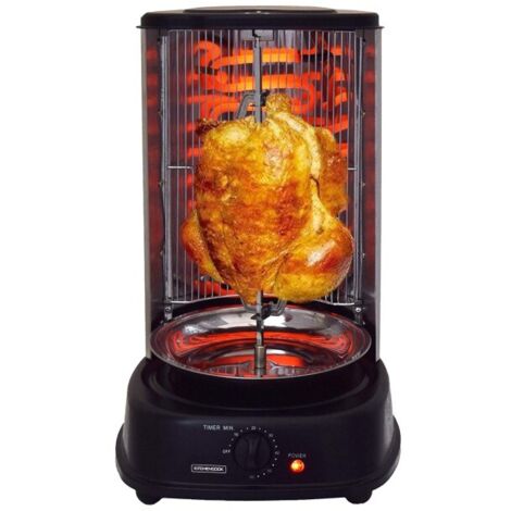 Machine à kebab Kitchencook KBAB grill vertical rotatif 2000W dinde ...