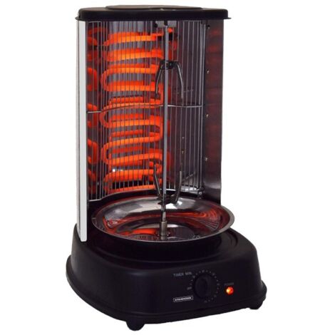 Machine à kebab Kitchencook KBAB grill vertical rotatif 2000W dinde ...