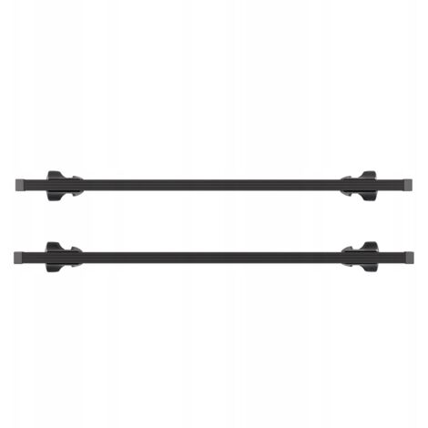 Barres de toit pour Mercedes Classe GL X166 2013-2015 en aluminium gris ...
