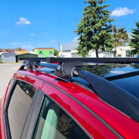 Barres de toit pour Mercedes Classe GL X166 2013-2015 en aluminium gris ...