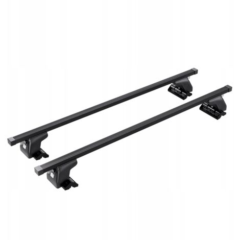 Barres de toit pour coffre de toit Mitsubishi Lancer EVO X 4D Berline ...