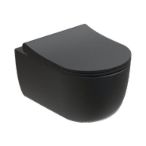 WC suspendu RONDO COMPACT avec abattant à ralentisseur