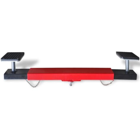 Adattatore per Traversa da Sollevamento 2 T Rosso vidaXL