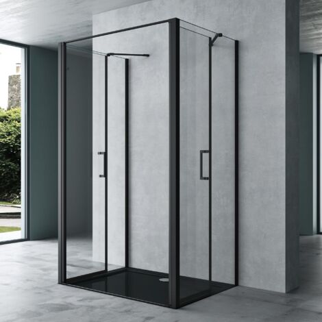 Mai & Mai Duschkabine U-Form Duschabtrennung 90x120 Duschkabine ...