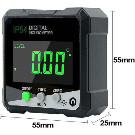 Goniometro digitale, goniometro/misuratore angolare con display LCD ...