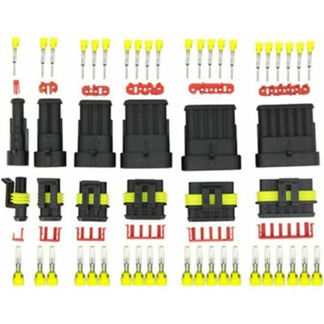 Kit de conectores impermeables para coche (352 terminales de 1, 2, 3 y 4 pines), apto para ...