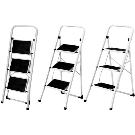 Scala Scaletta Pieghevole 3 Gradini Antiscivolo Sgabello Scaletto ...