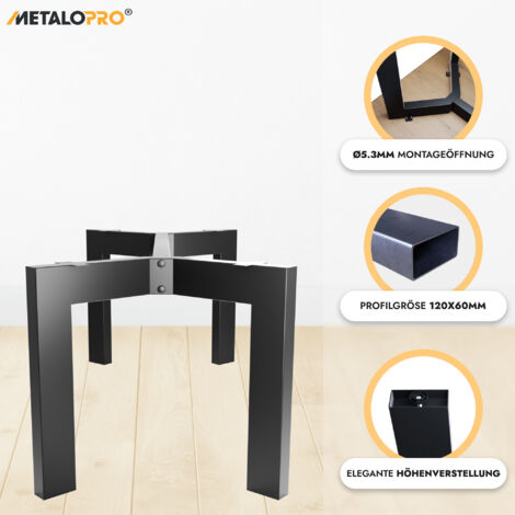 MetaloPro Barax Extreme structure de table – Design minimaliste et ...
