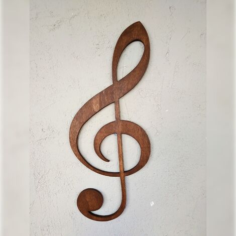 Decoración de pared musical MADERA
