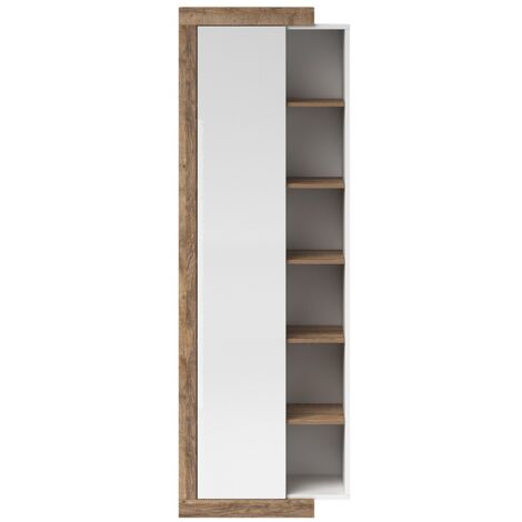 Conjunto de 5 muebles de salón colección SINATRA. Color roble y blanco ...