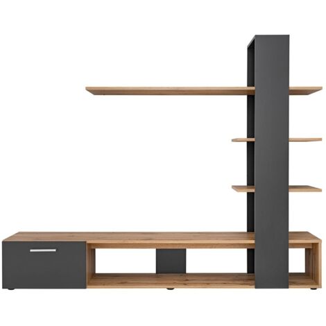 Mobile TV CLEO – Libreria e scaffali integrati