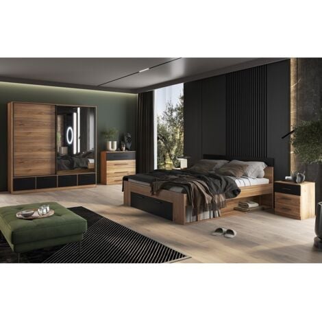 Camera da letto design collezione EOS: Armadio, Letto 180x200, comò ...