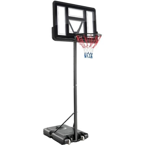 Canestro da basket portatile con altezza regolabile 230-305 cm, con ...