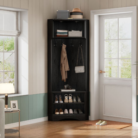 Set guardaroba moderno, guardaroba da corridoio, appendiabiti angolare ...