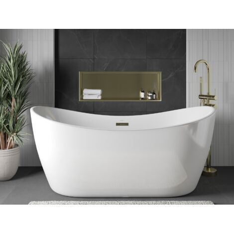 Niche de douche encastrable Mexen X-Wall-R étagère murale inox or ...