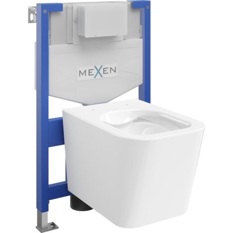 Ensemble WC encastré Mexen châssis Fenix XS-F avec cuvette WC Teo ...